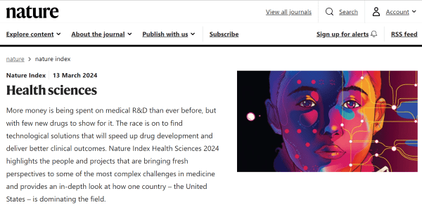 Nature special feature on health sciences - Nature Research Partnerships